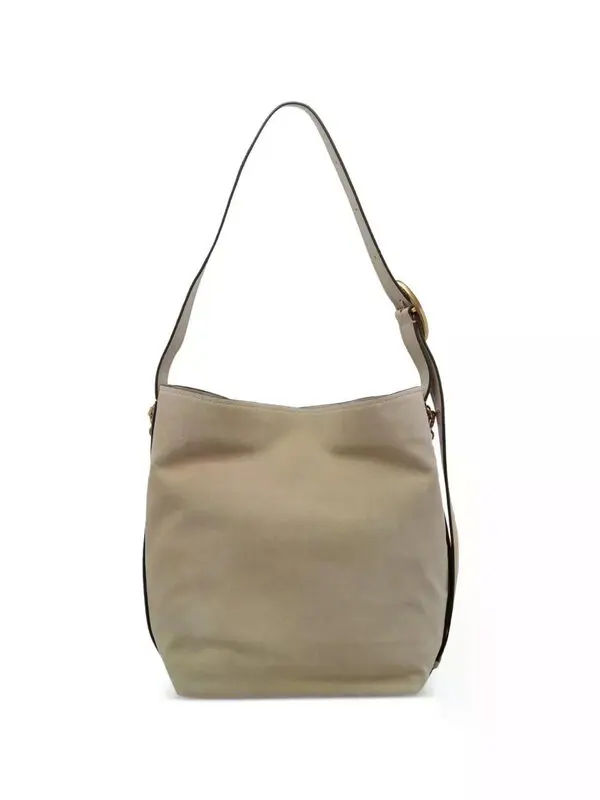 Michael Kors Nolita Suede Shoulder Bag - Neutrals
