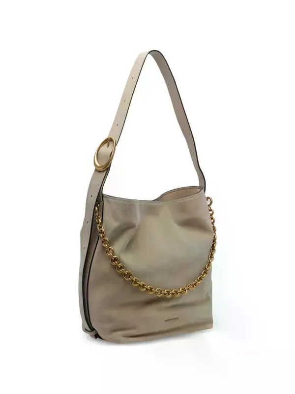 Michael Kors Nolita Suede Shoulder Bag - Neutrals