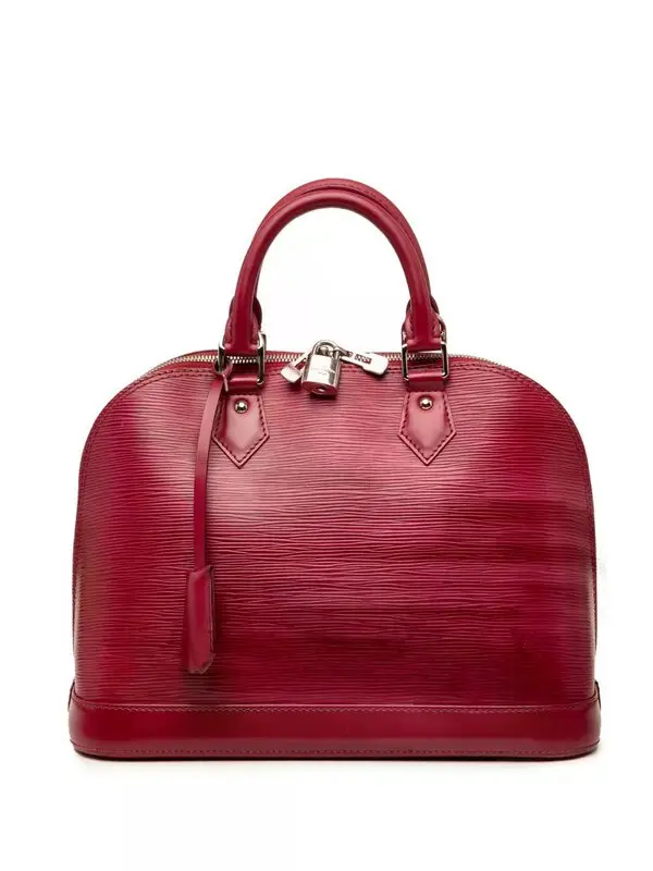 LOUIS VUITTON Epi Alma Pm Handbag - Red
