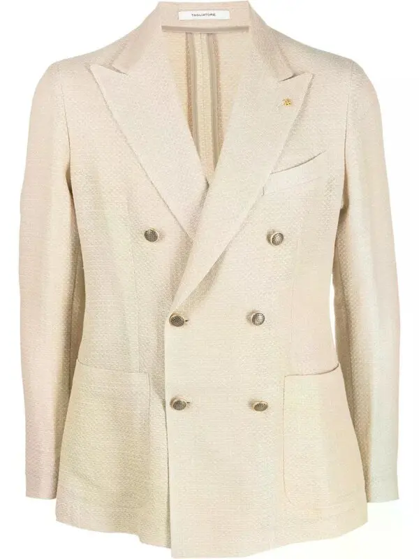 Tagliatore Double-breasted Peak-lapels Blazer