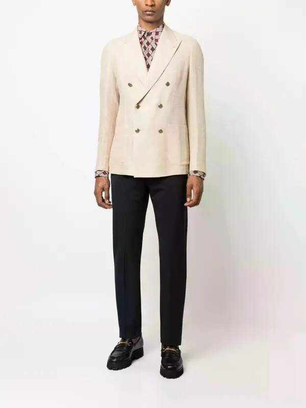 Tagliatore Double-breasted Peak-lapels Blazer