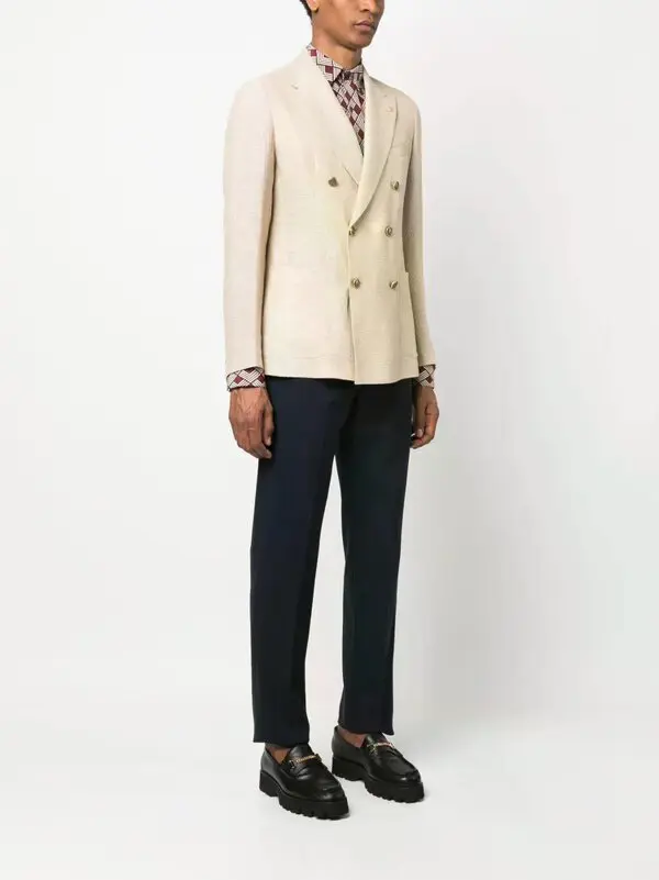 Tagliatore Double-breasted Peak-lapels Blazer