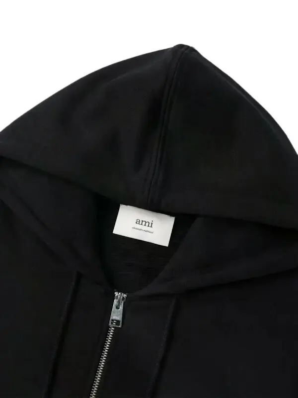 AMI Paris De Coeur Zip-up Hoodie