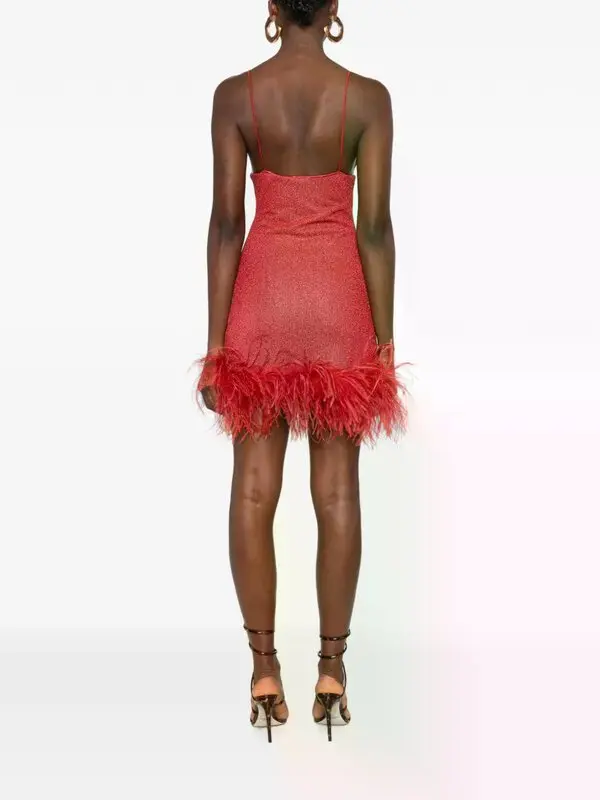 Oseree Lumière Plumage Mini Dress