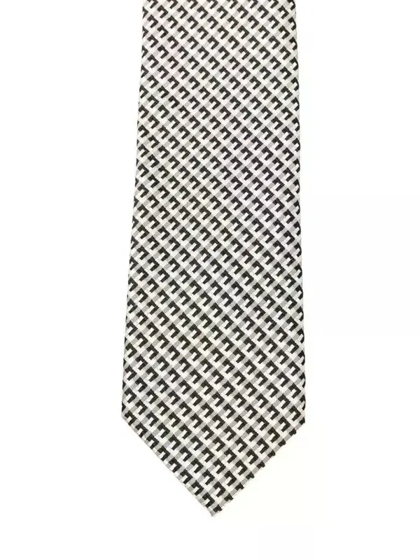 TOM FORD Geometric Pattern Neck Tie