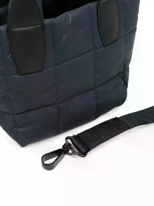 VEECOLLECTIVE Mini Porter Quilted Tote Bag - Blue