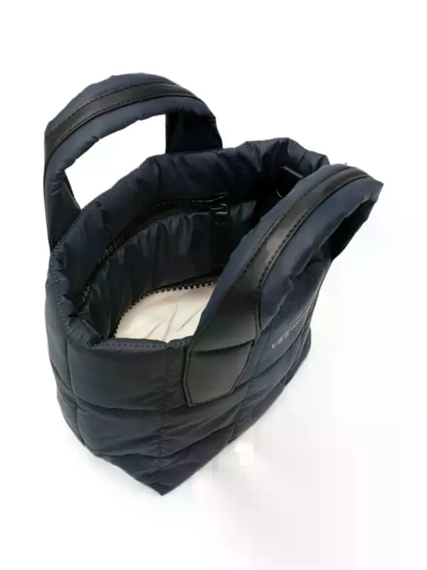 VEECOLLECTIVE Mini Porter Quilted Tote Bag - Blue