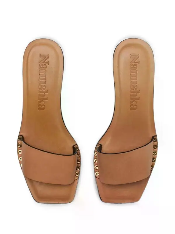 Nanushka Ibiron Studded Square-toe Sandals