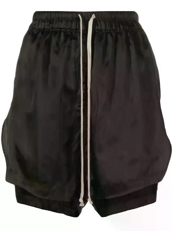 Rick Owens High-low Drawstring Shorts