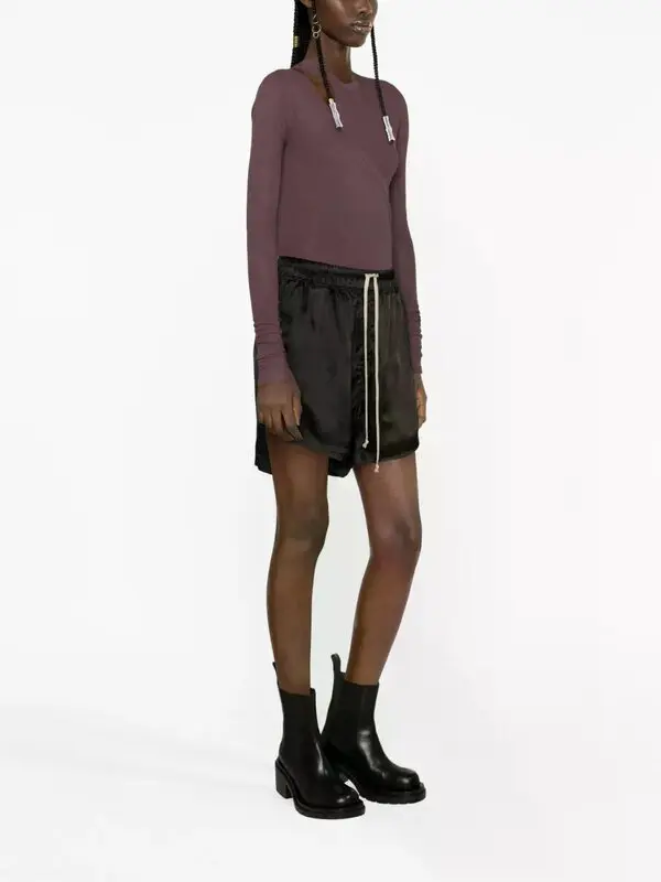 Rick Owens High-low Drawstring Shorts
