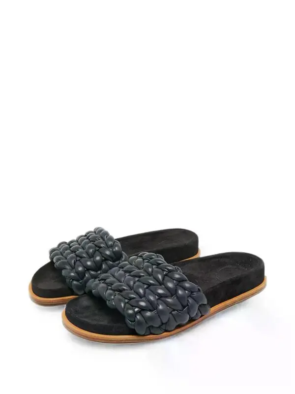 Chloé Kacey Woven Leather Slides