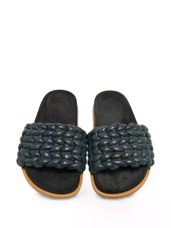 Chloé Kacey Woven Leather Slides