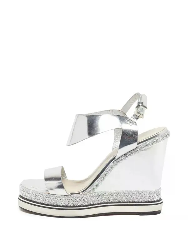 NICHOLAS KIRKWOOD Leda Leather Wedge Sandals