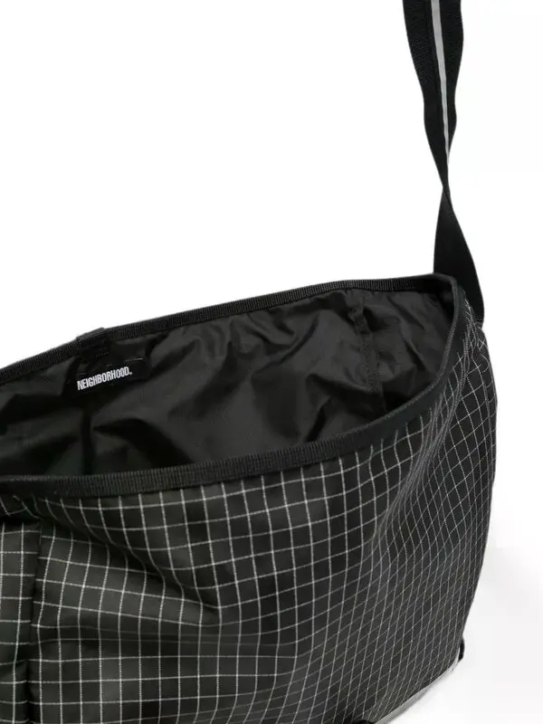 NEIGHBORHOOD Grid-pattern Messenger Bag