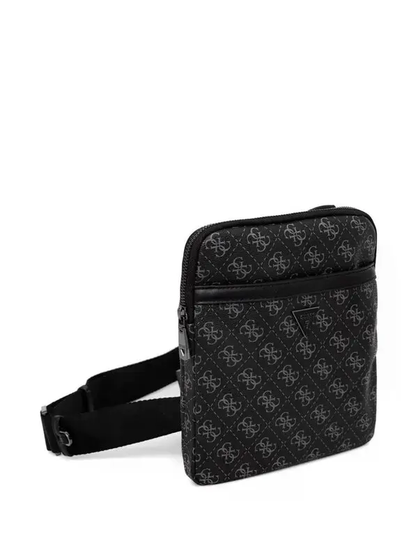 Guess Milano Monogram Messenger Bag - Black