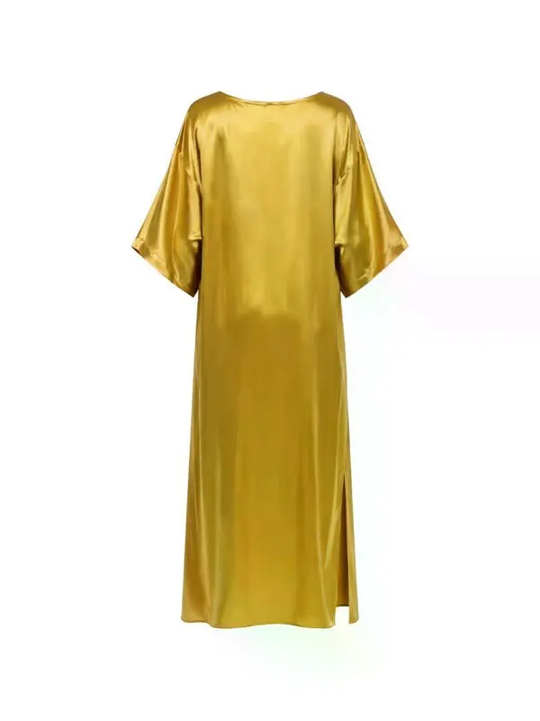 STEPHAN JANSON Round Neck Maxi Dress With Chest Pocket