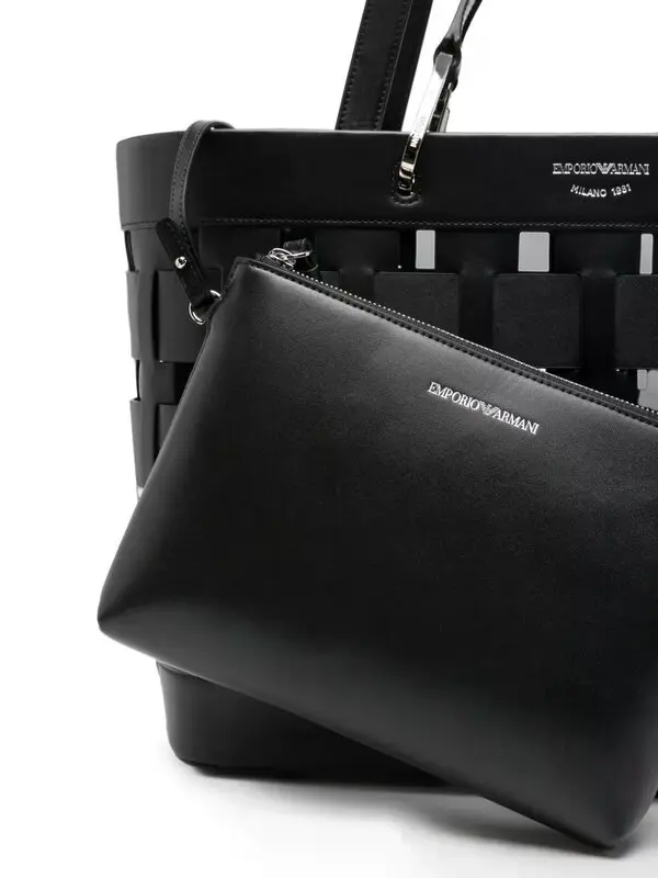 Emporio Armani Woven Tote Bag