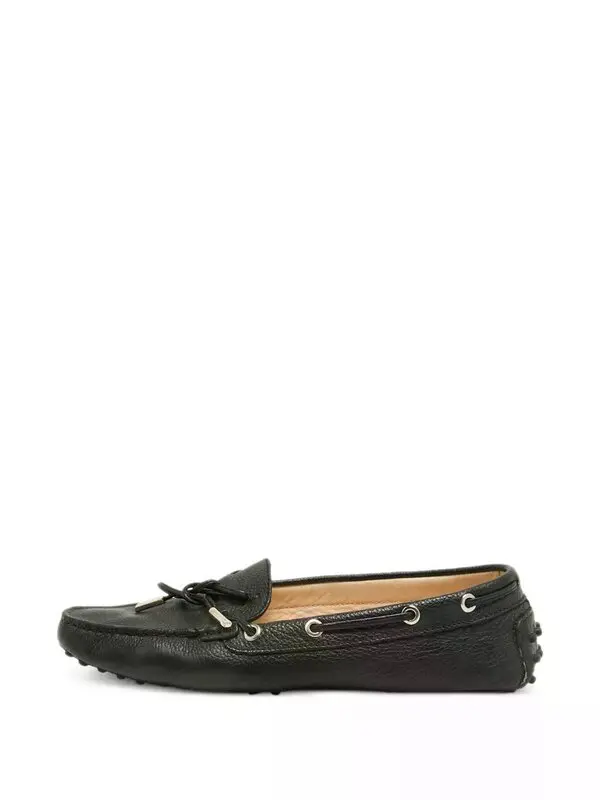 TOD'S Gommino Tie Loafers - Black