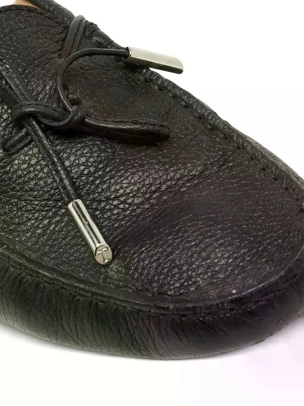TOD'S Gommino Tie Loafers - Black