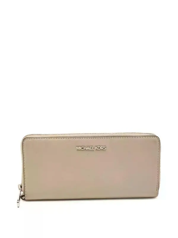 Michael Kors Zip-around Continental Wallet - Neutrals