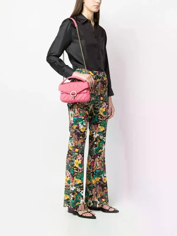 Sandro Matelassé-effect Shoulder Bag