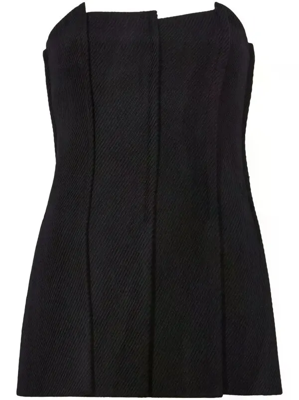 Proenza Schouler Corinne Strapless Twill Top