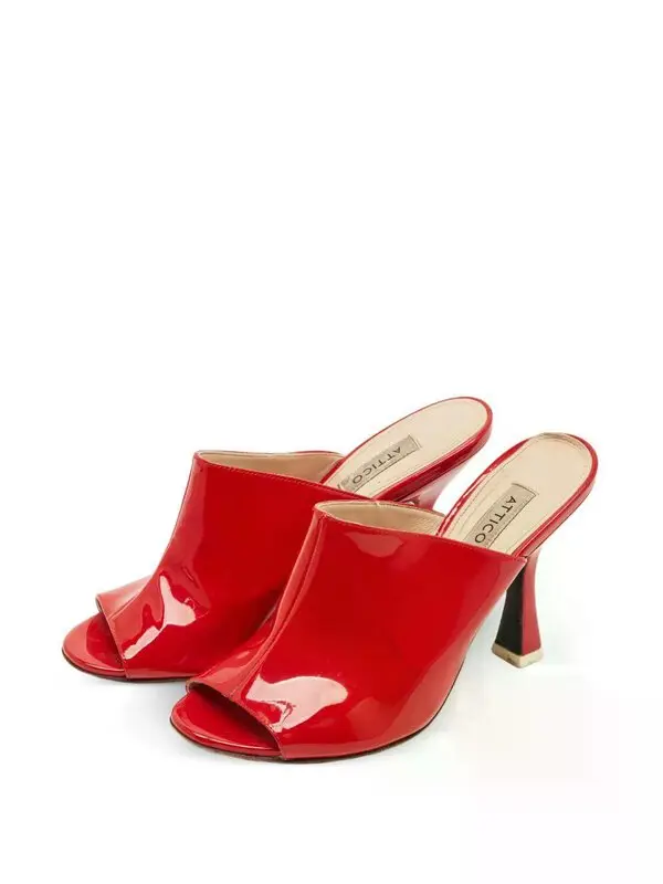 Attico Leather Heeled Sandals