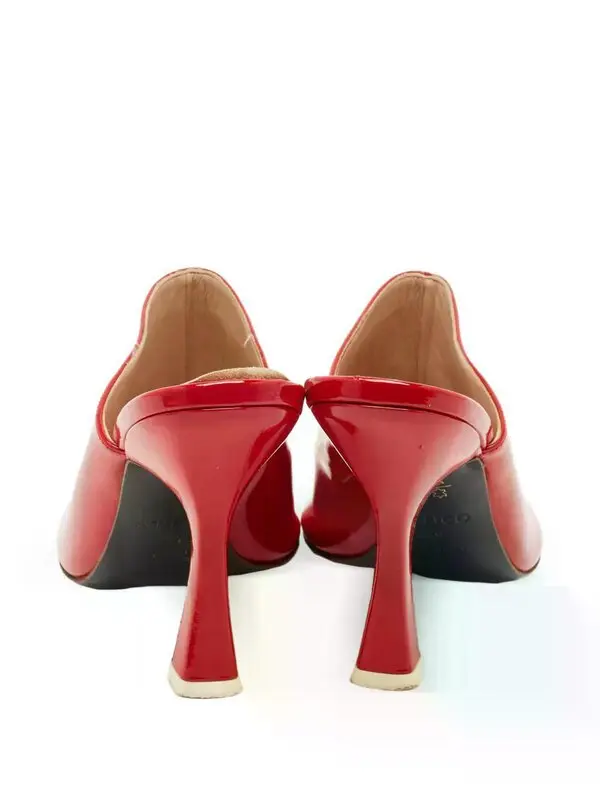 Attico Leather Heeled Sandals
