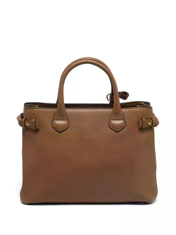Burberry House Check Medium Tote Bag - Brown