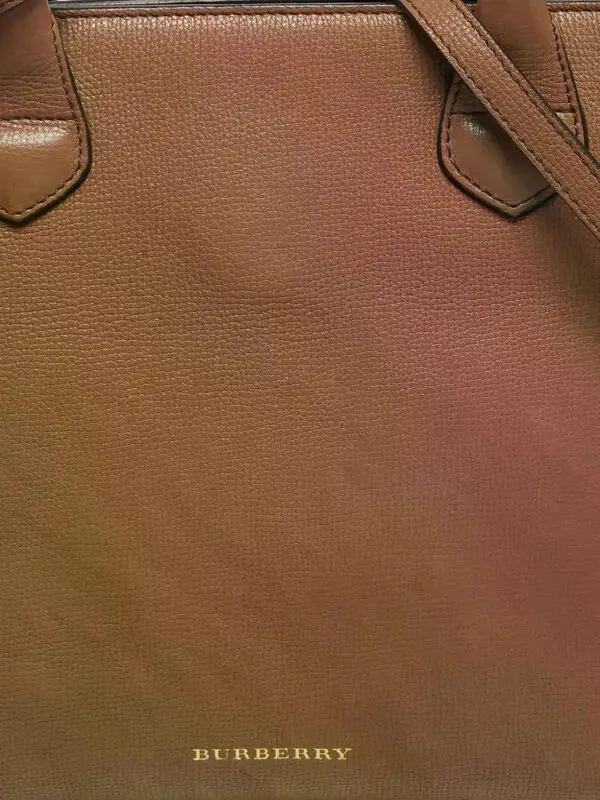 Burberry House Check Medium Tote Bag - Brown