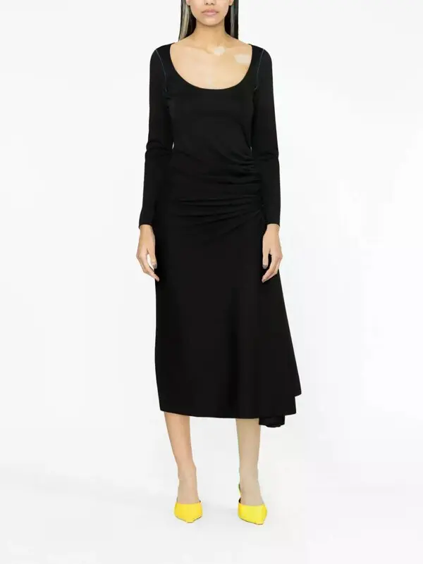 Marni Long-sleeved Midi Dress