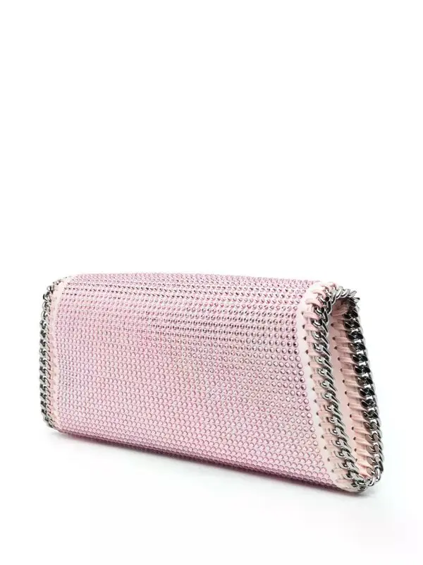 Stella McCartney Falabella Crystal-embellished Clutch Bag