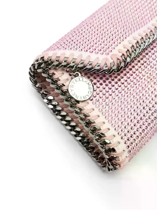 Stella McCartney Falabella Crystal-embellished Clutch Bag