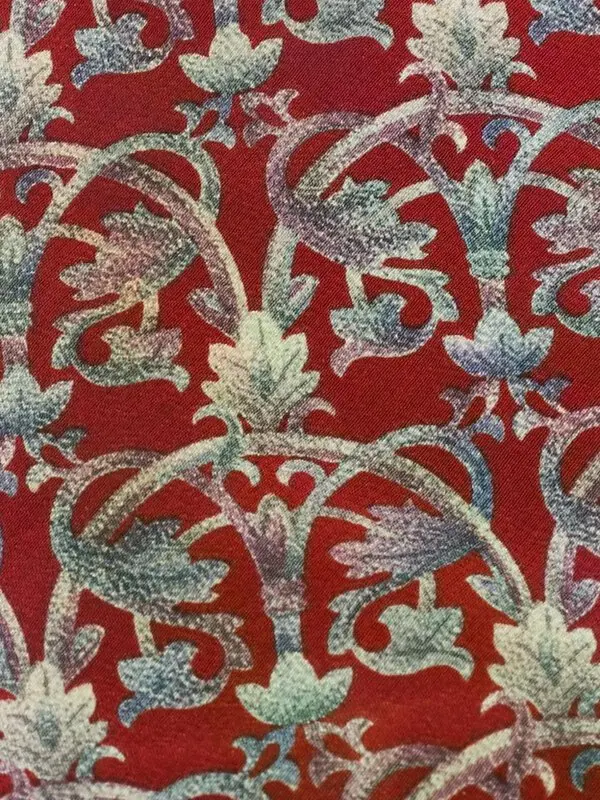 Dior Monsieur Floral Print Neck Tie - Red