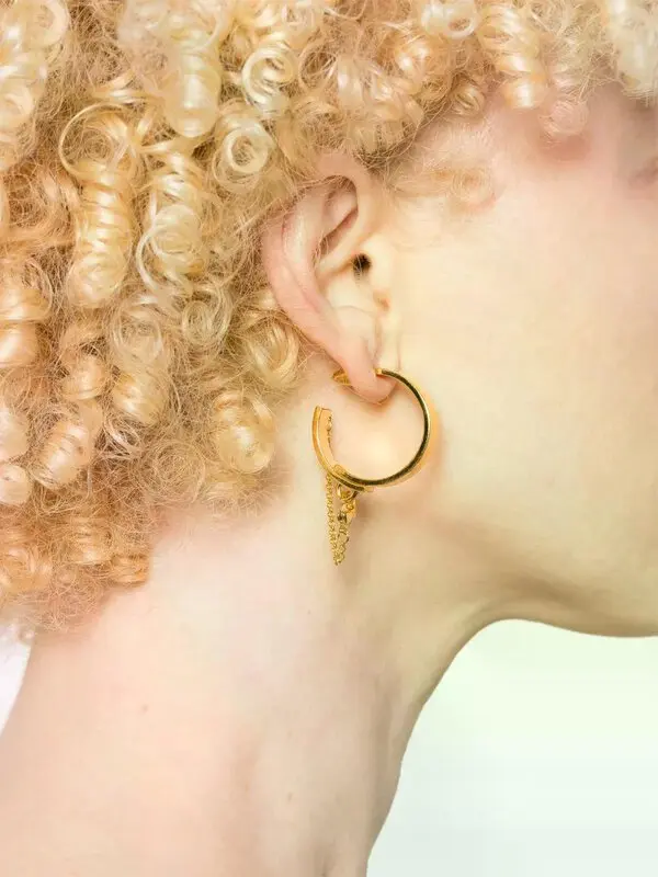 Eddie Borgo Safety Chain Earrings