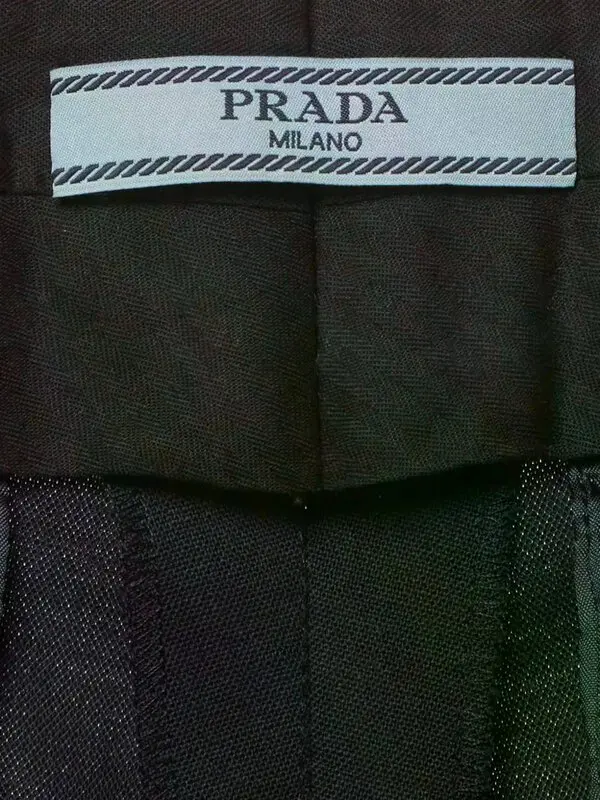 Prada Straight-leg Cropped Trousers