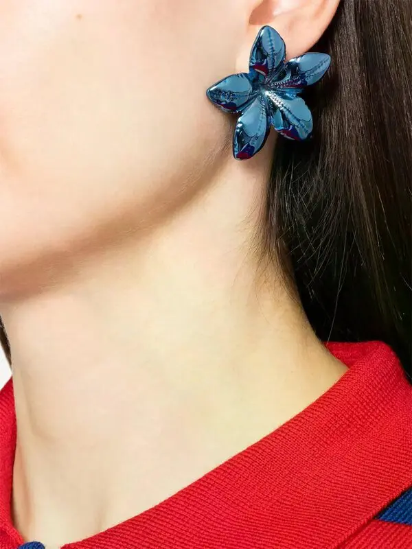 Marni Floral Motif Earrings