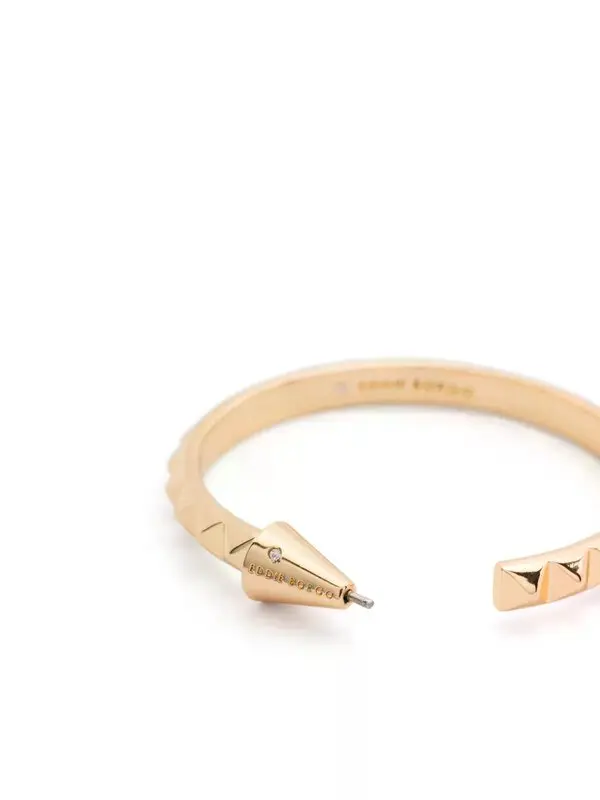 Eddie Borgo Pyramid Hoop Earrings