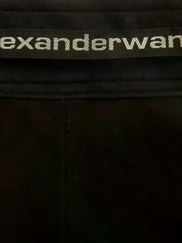 Alexander Wang Zip-detail Jersey Trousers - Black