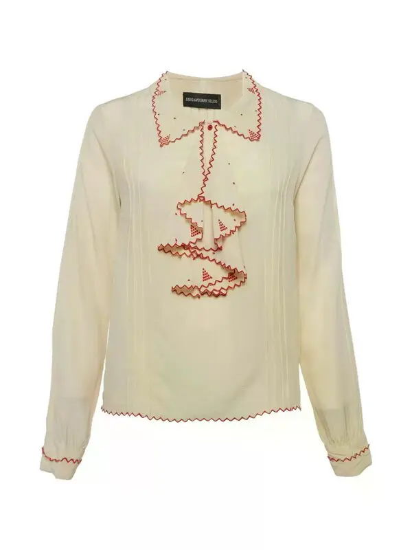 Zadig&Voltaire Silk Ruffled Shirt