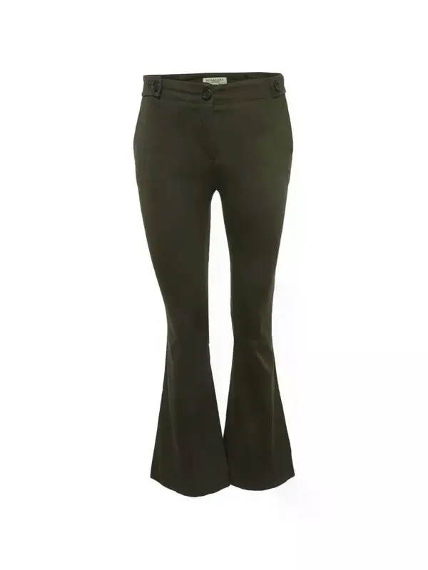 Burberry Flared Cotton Trousers