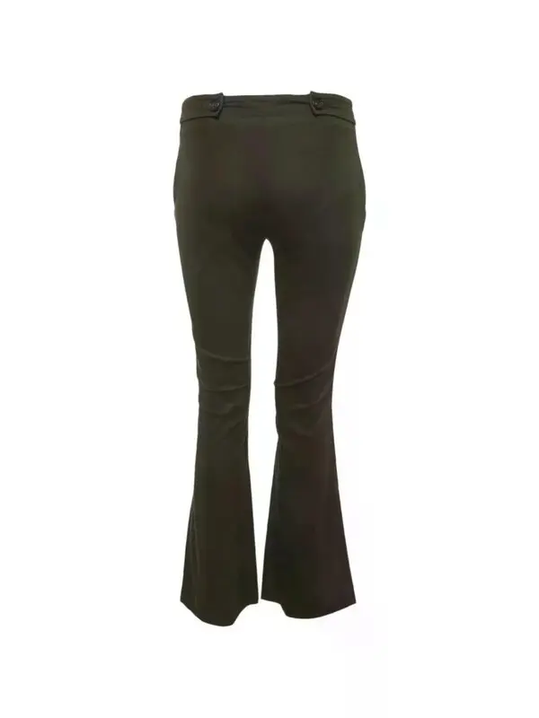 Burberry Flared Cotton Trousers