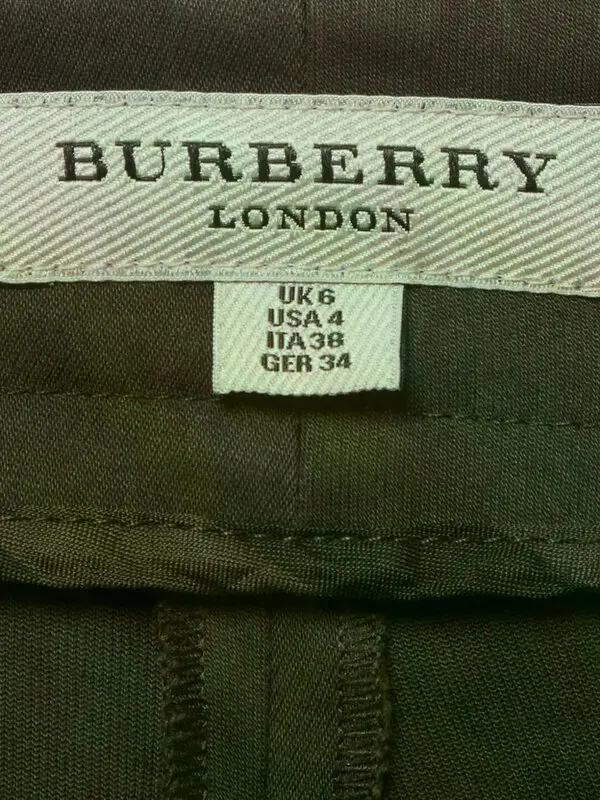 Burberry Flared Cotton Trousers