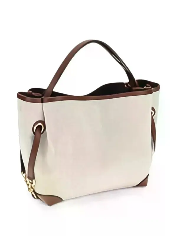 Chloé Clover Logo-print Tote Bag - Neutrals