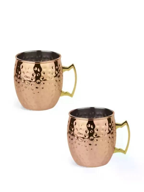 SAMBONET Hammered Moscow Mule Mugs
