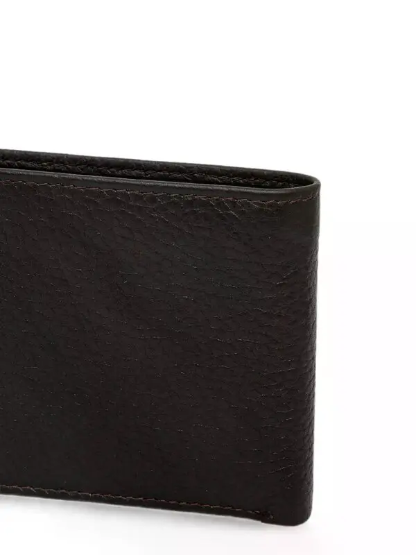 AERONAUTICA MILITARE Logo-plaque Grained Wallet - Brown