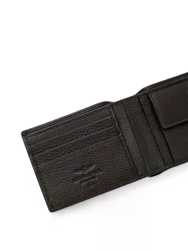 AERONAUTICA MILITARE Logo-plaque Grained Wallet