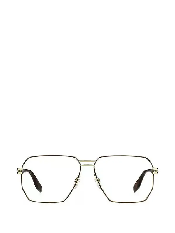 Marc Jacobs Geometric Frame Eyeglasses - Gold