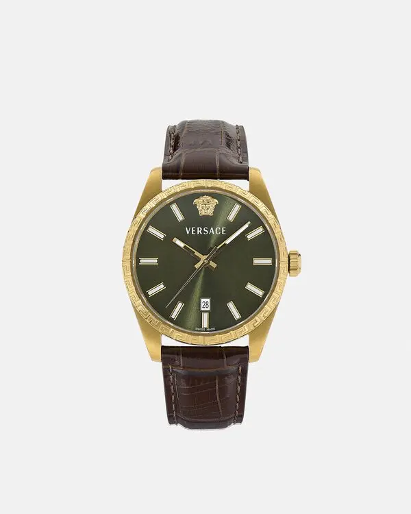 Versace Millenyium Gent Watch - Brown