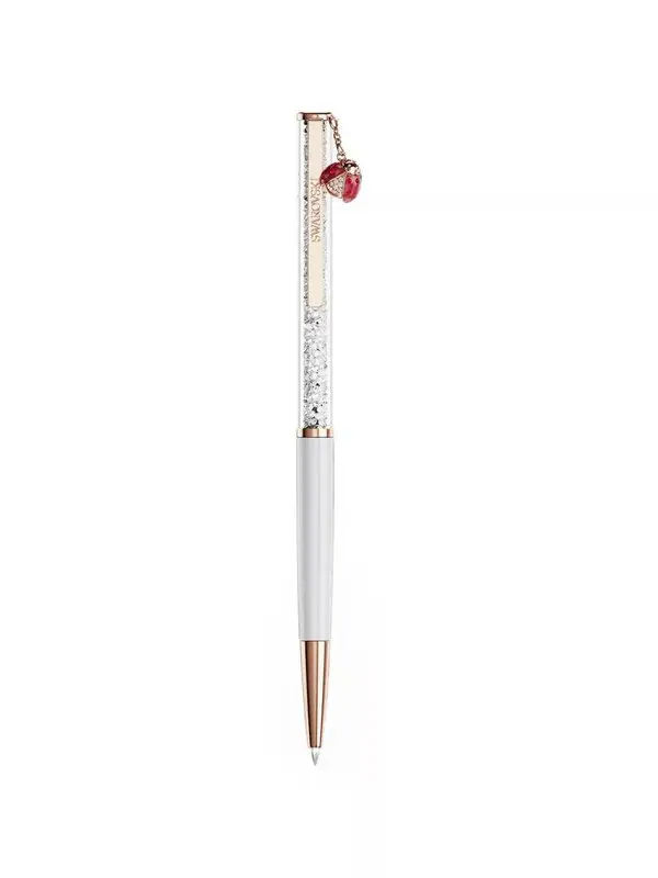 SWAROVSKI Ladybug Crystal-embellished Ballpoint Pen - White